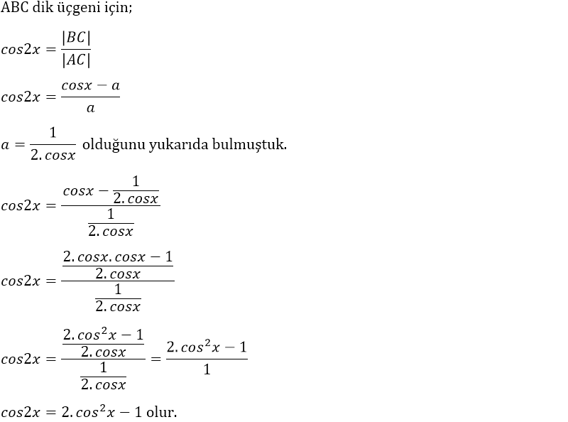 Cos2x Açılımı - Bylge